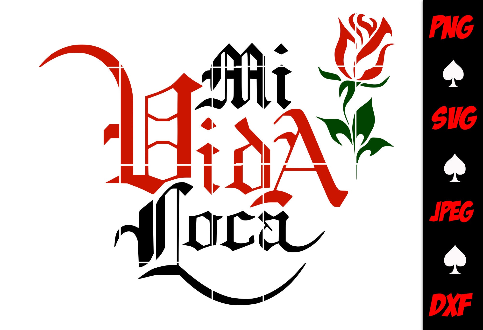 Mi Vida Loca SVG Lowrider SVG My Crazy Life Svg Layered | Etsy
