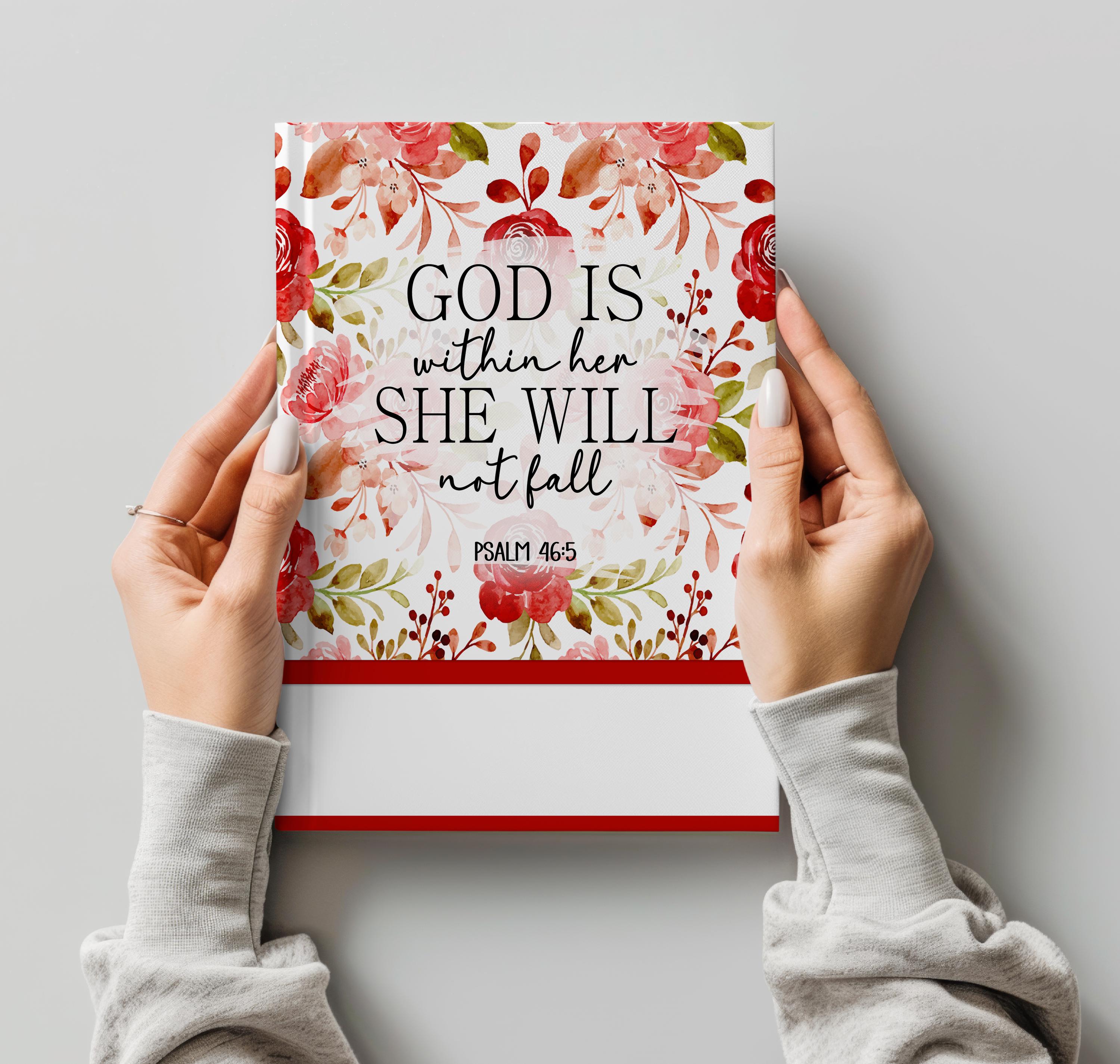 Devotional Journal Cover PNG Sublimation Design, Printable Journal ...
