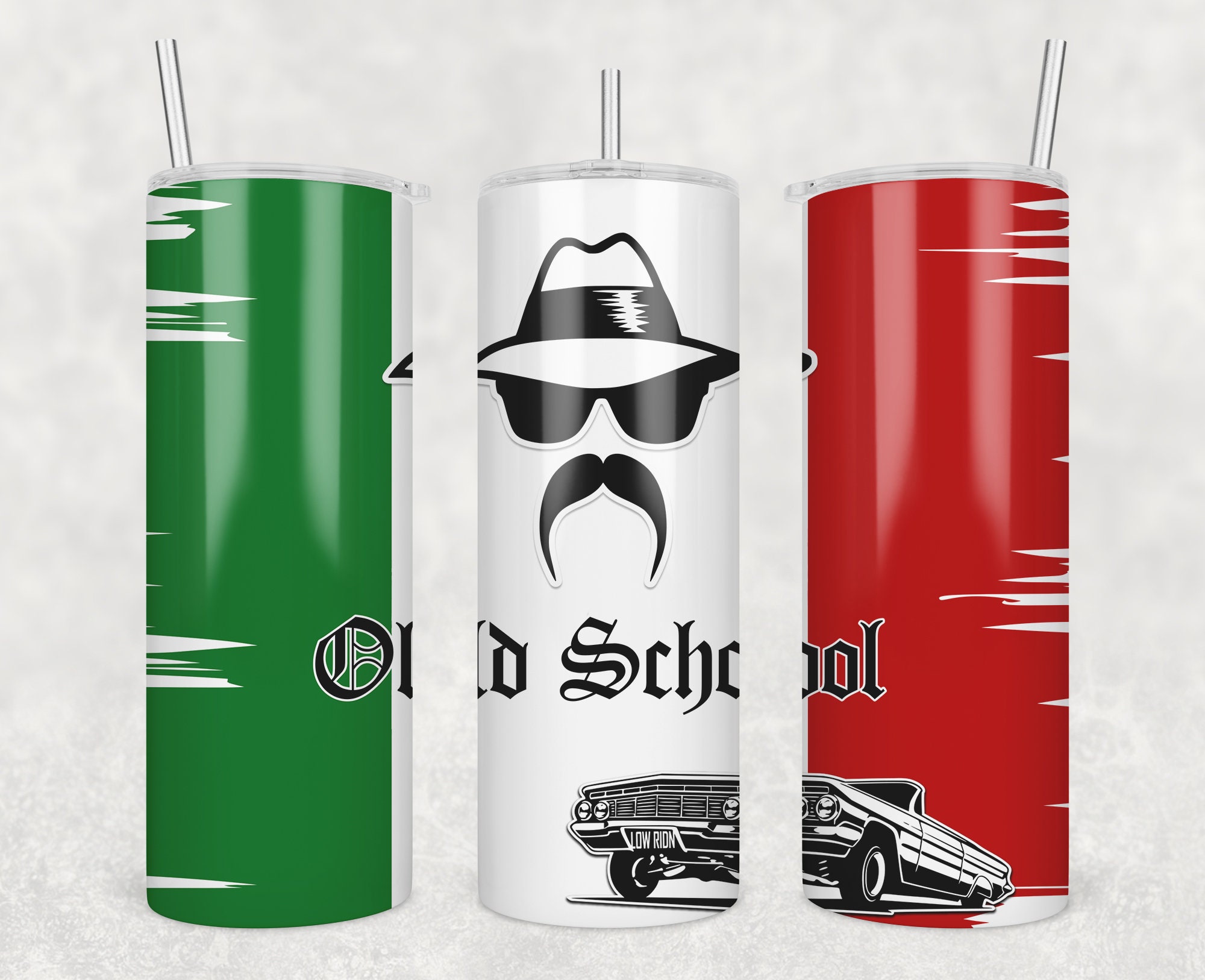 LOWRIDER 20 Oz Skinny Tumbler Sublimation Design Mexican - Etsy
