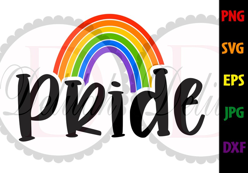 Gay Pride Svg LGBT SVG Pride Svg Pride Rainbow SVG - Etsy