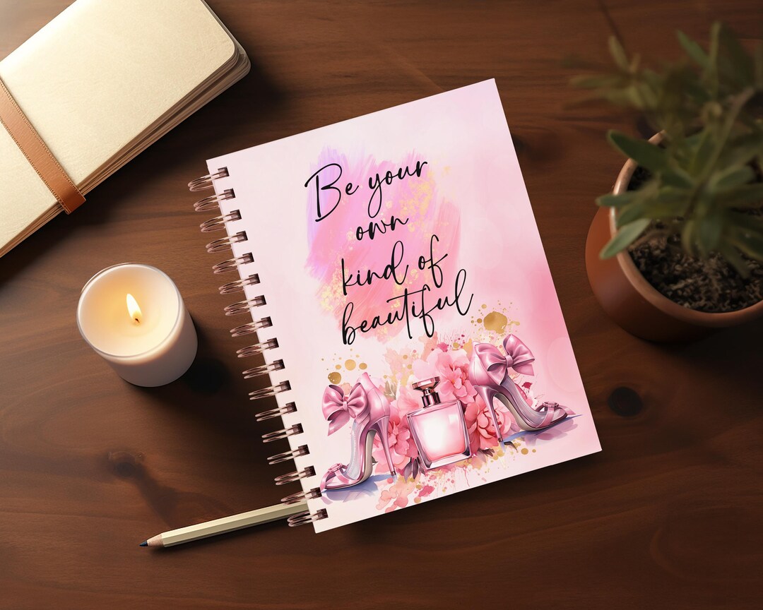 Self Love Affirmation Cover PNG Design, Printable Planner Cover, Spiral ...