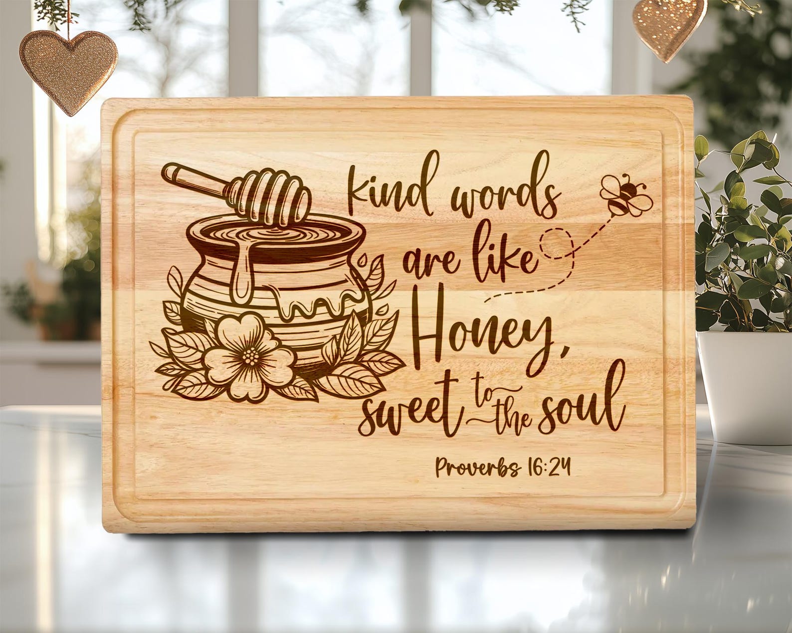 Bible Verse Proverbs Cutting Board Laser Engraved SVG & PNG File Design ...
