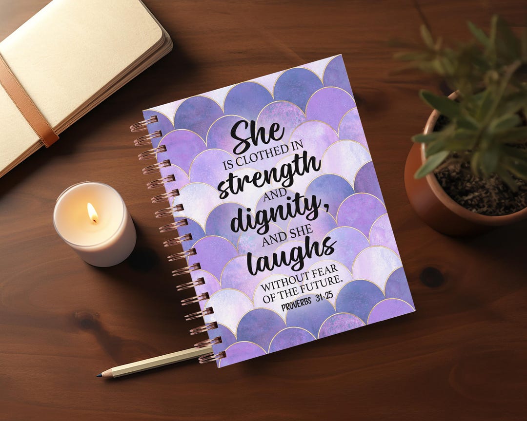 Bible Verse Faith Journal Covers PNG Design Sublimation - Printable ...