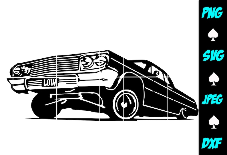 Lowrider Car SVG Lowrider SVG Lowrider Car Cut File | Etsy