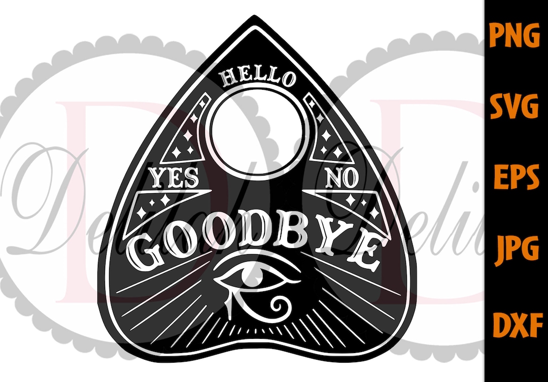 Ouija Board Planchette Svg • Halloween • Ouija Board • Instant Download
