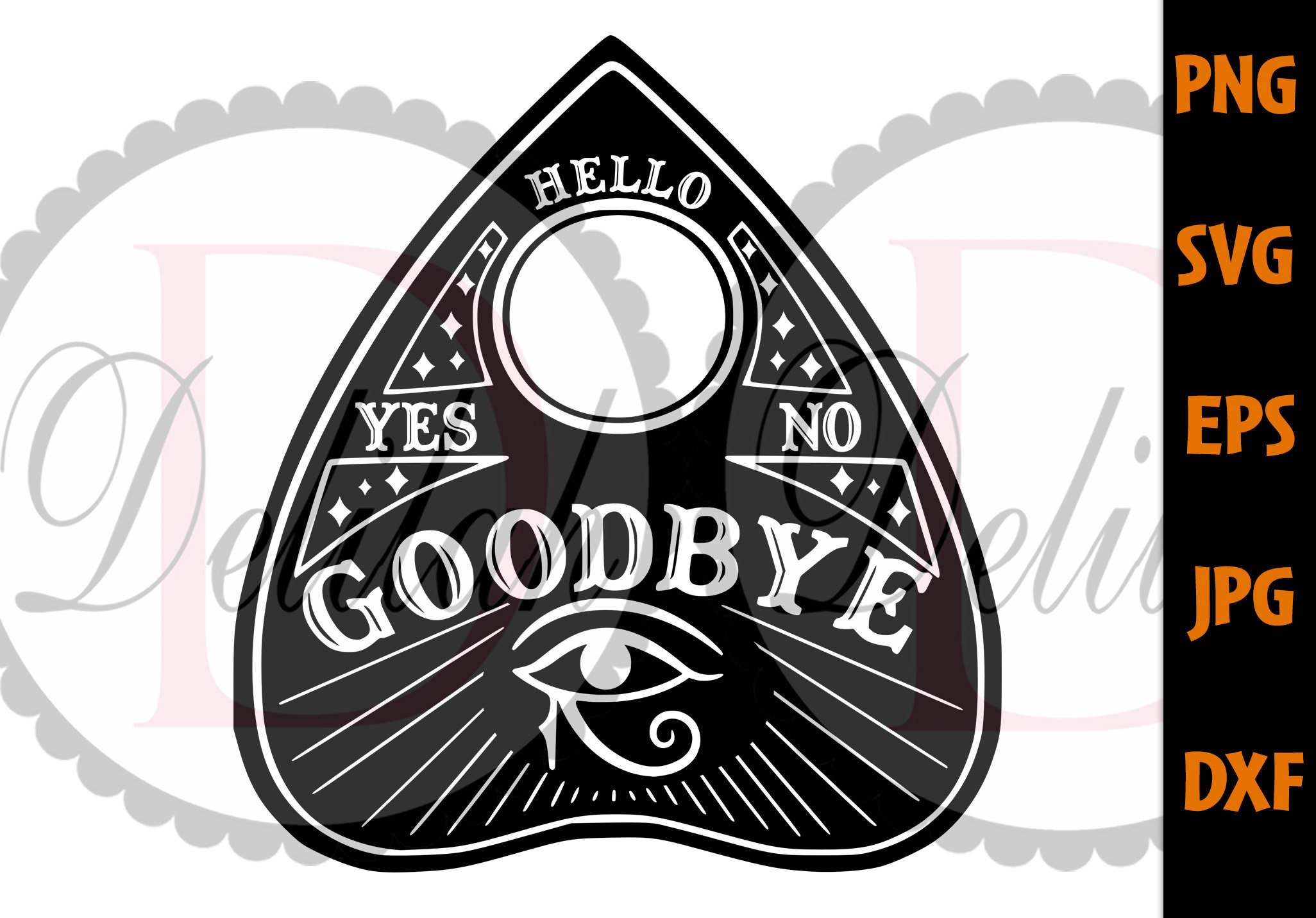 OUIJA BOARD Planchette SVG Halloween Ouija Board Instant Download Svg ...