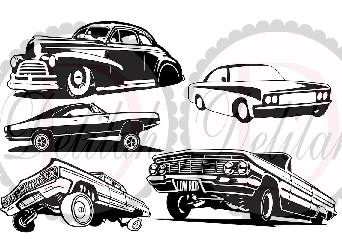 LOWRIDER Bundle SVG • Lowrider Svg • Lowrider Car Svg • Eps • Svg • Png ...