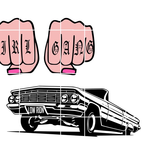 Lowrider Girl Svg Etsy