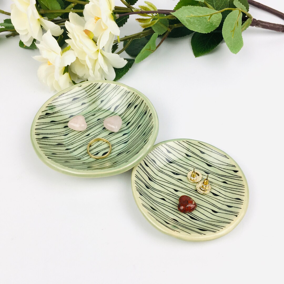 Ceramic Ring Dish - Jewellery Holder - Incense/candle Holder - Handmade ...