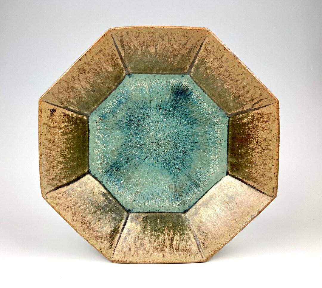 Large Ceramic Platter Octagon Sushi Platter Handmade - Etsy New Zealand