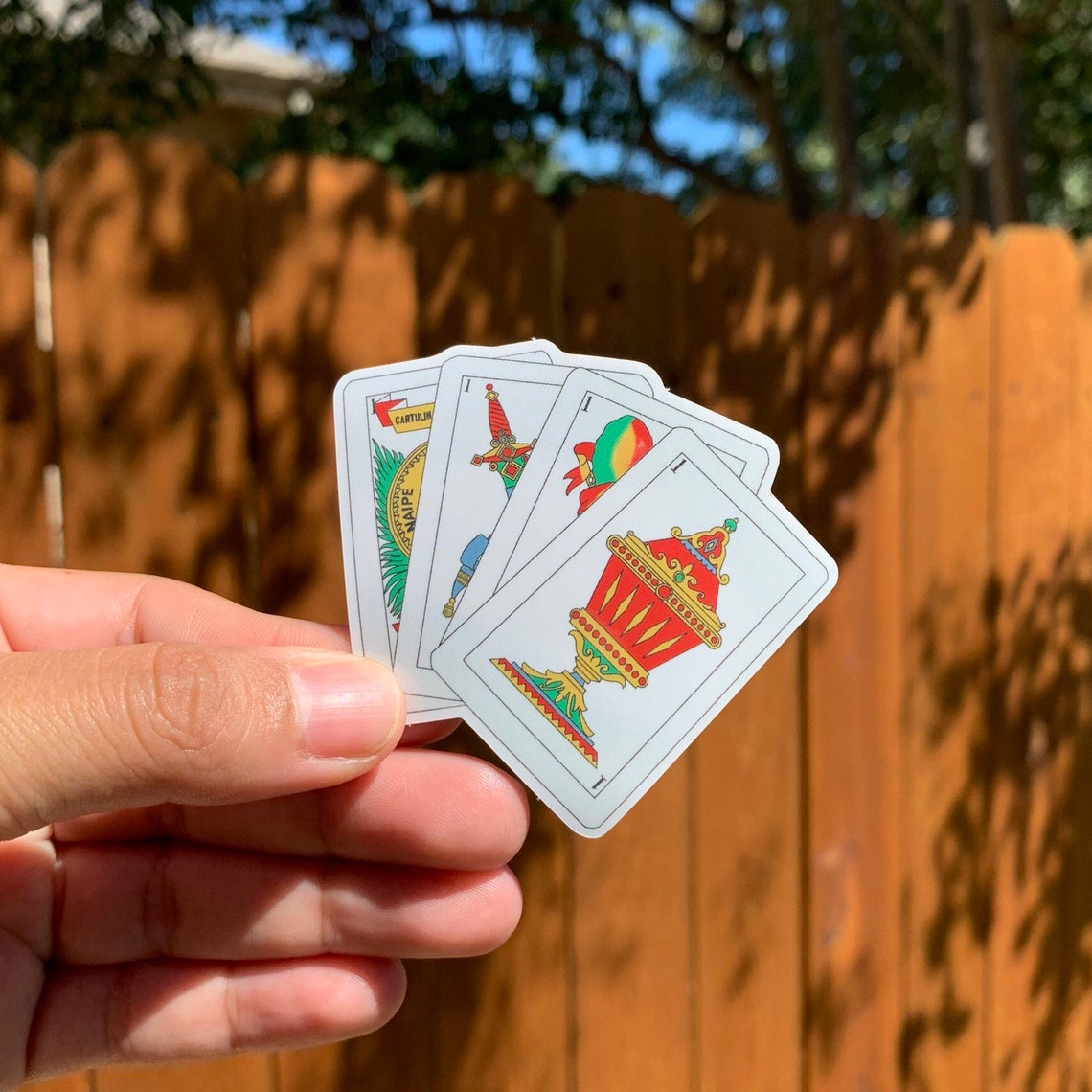Barajas Espanolas Playing Cards Waterproof Vinyl Stickers - Etsy