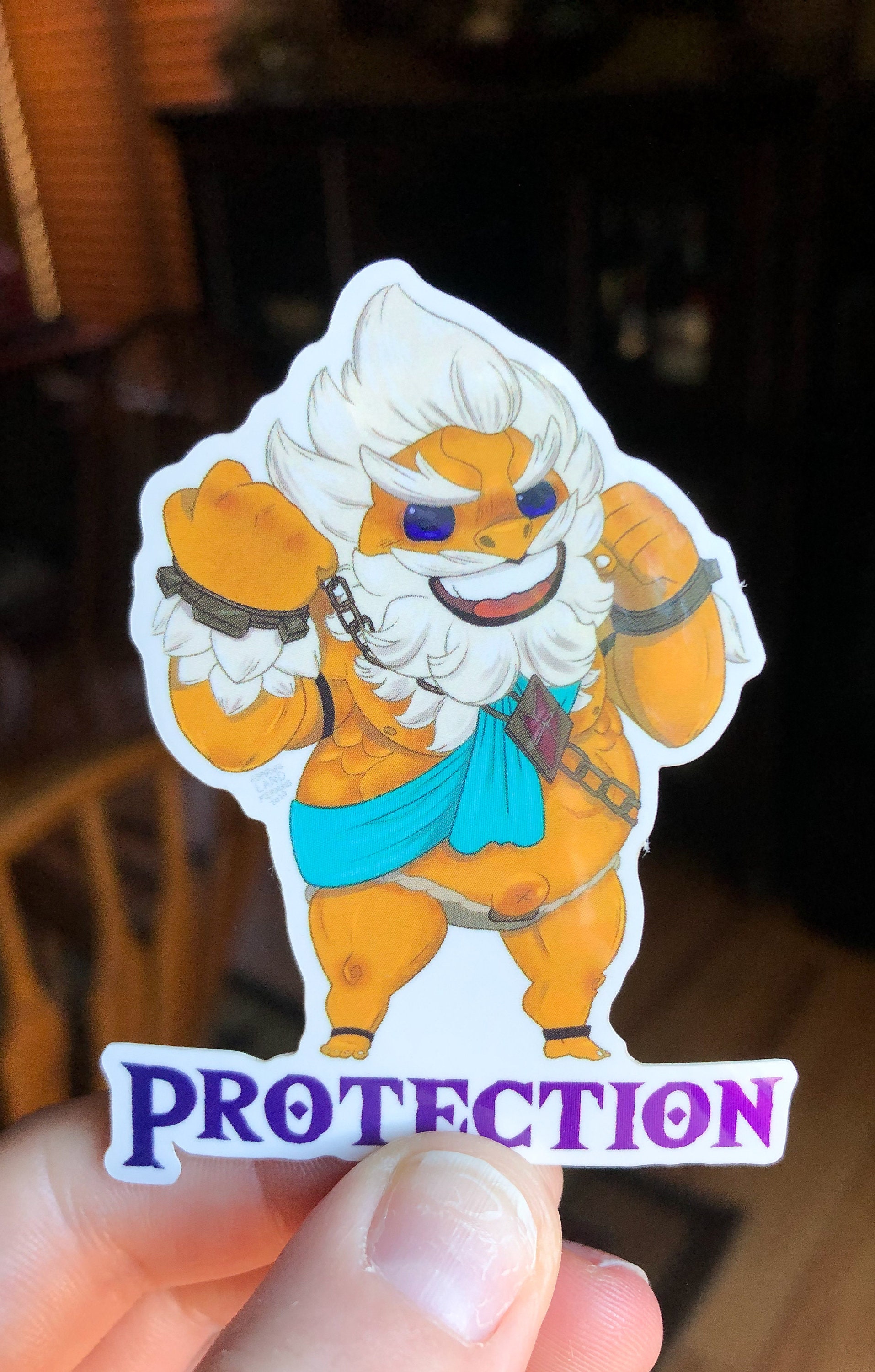 LoZ: Pegatina de campeón de BOTW Daruk - Etsy México