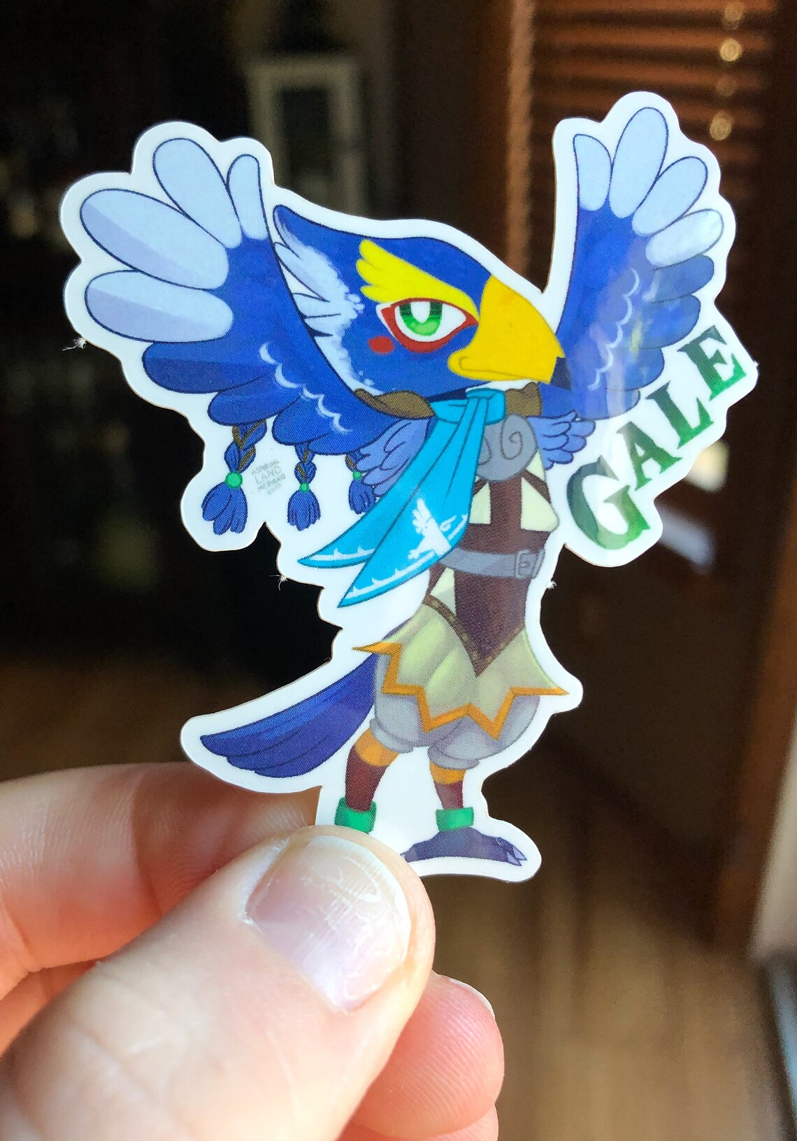 Loz: BOTW Champion Sticker Revali - Etsy