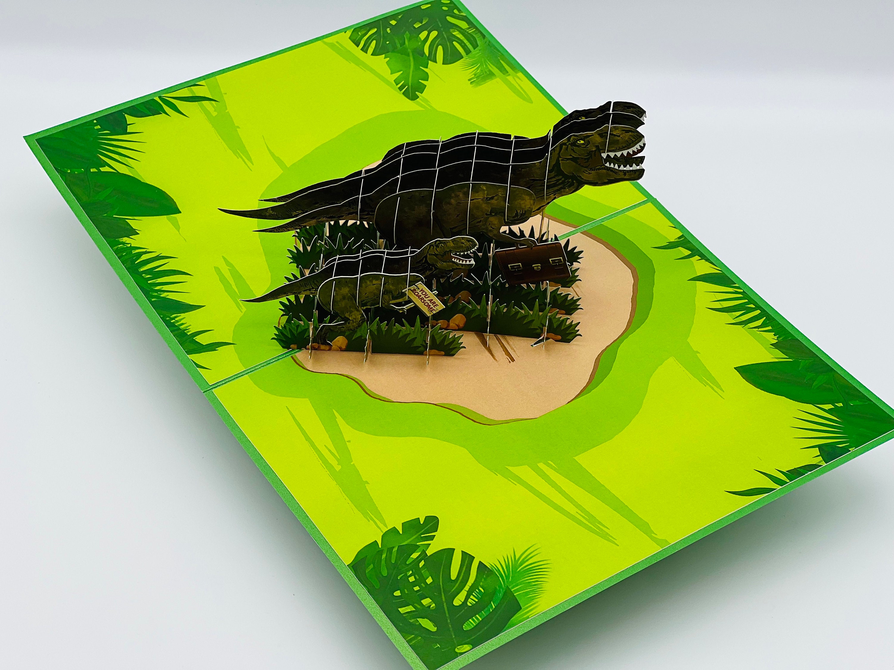 Dinosaur Pop up Card, T-rex Pop up Card. Birthday Card - Etsy