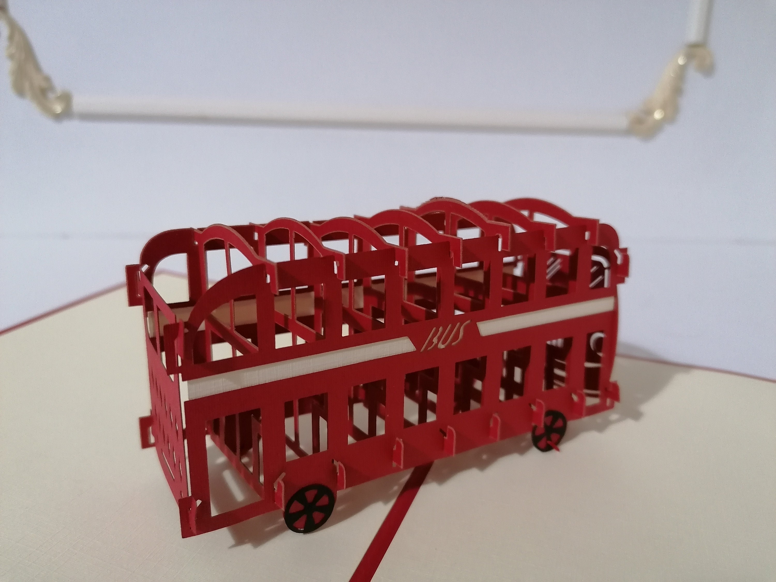 London Bus Pop up Card London Cards Souvenir London - Etsy