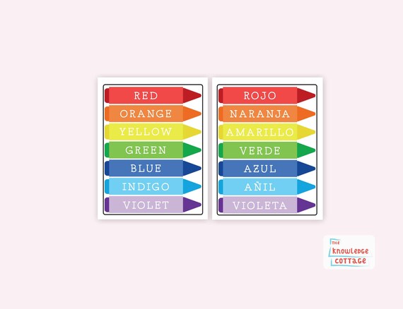 Colors Spanish Language
