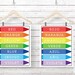 Colors Poster, Colors of the Rainbow Spanish Poster, Dual Language ...