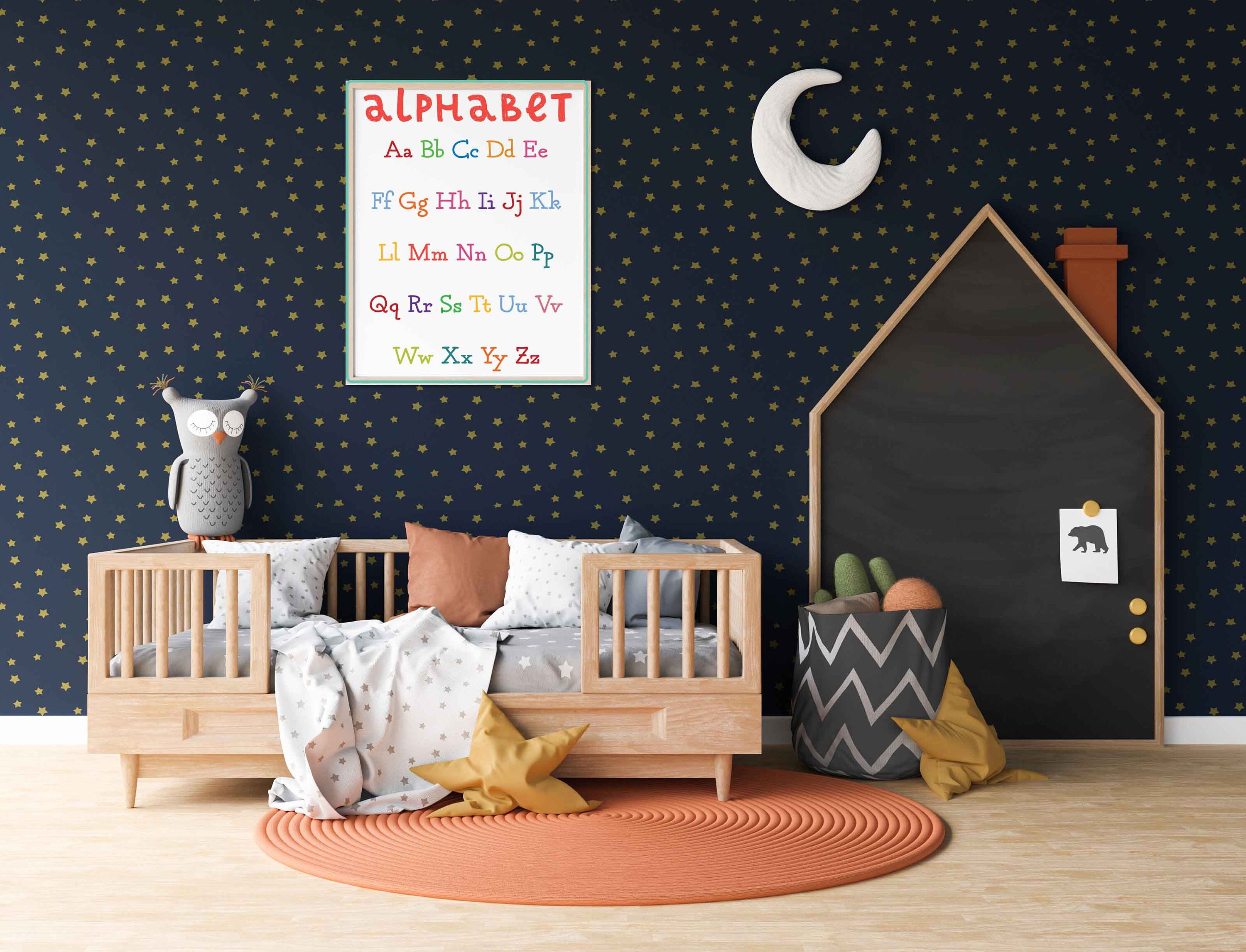 ABC Poster Educational Poster Alphabet Poster Montessori - Etsy