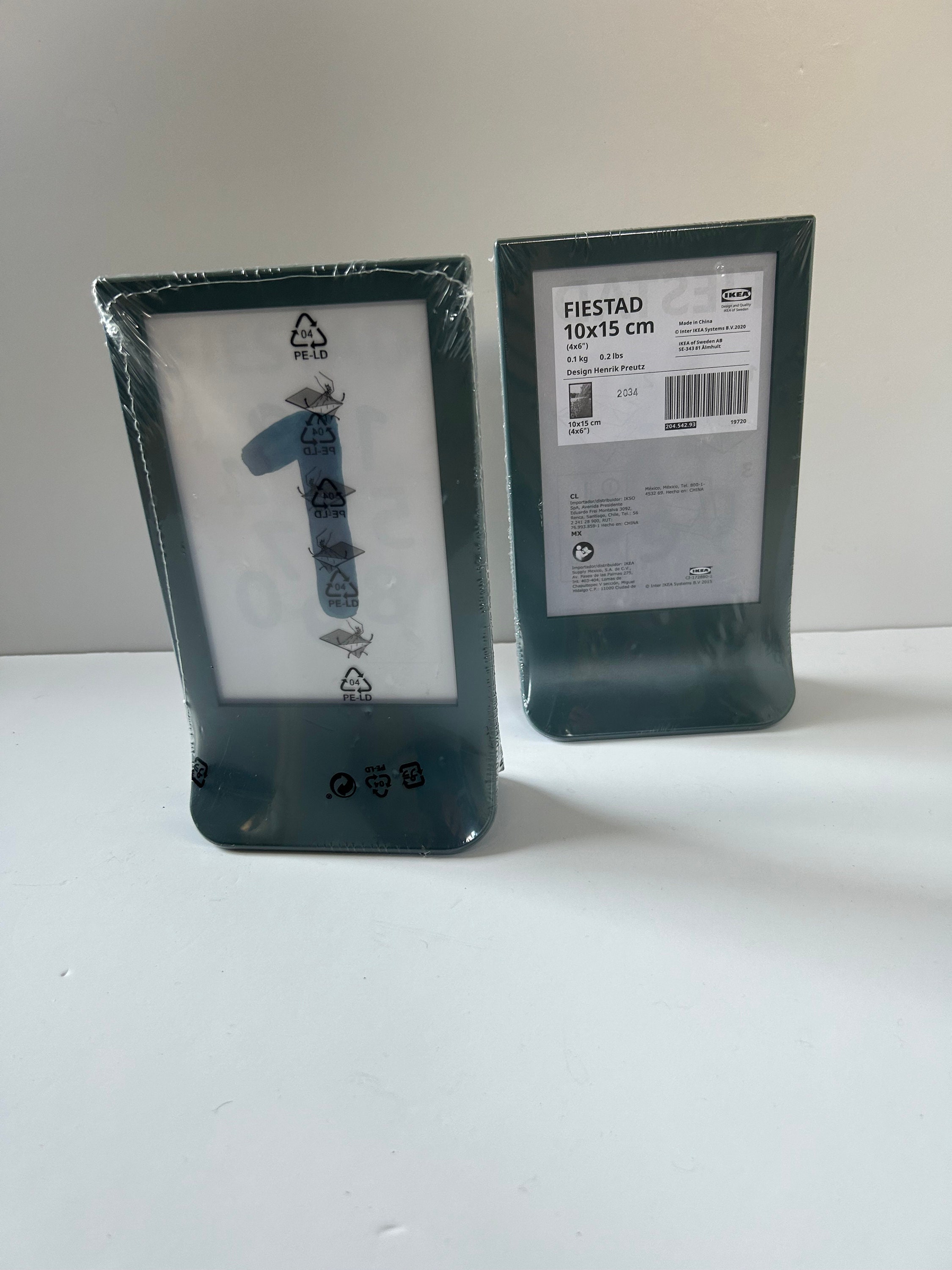 Set of 2 IKEA Grey Fiestad Frames 4 X 6 New Model of Tolsby Frame 204. ...