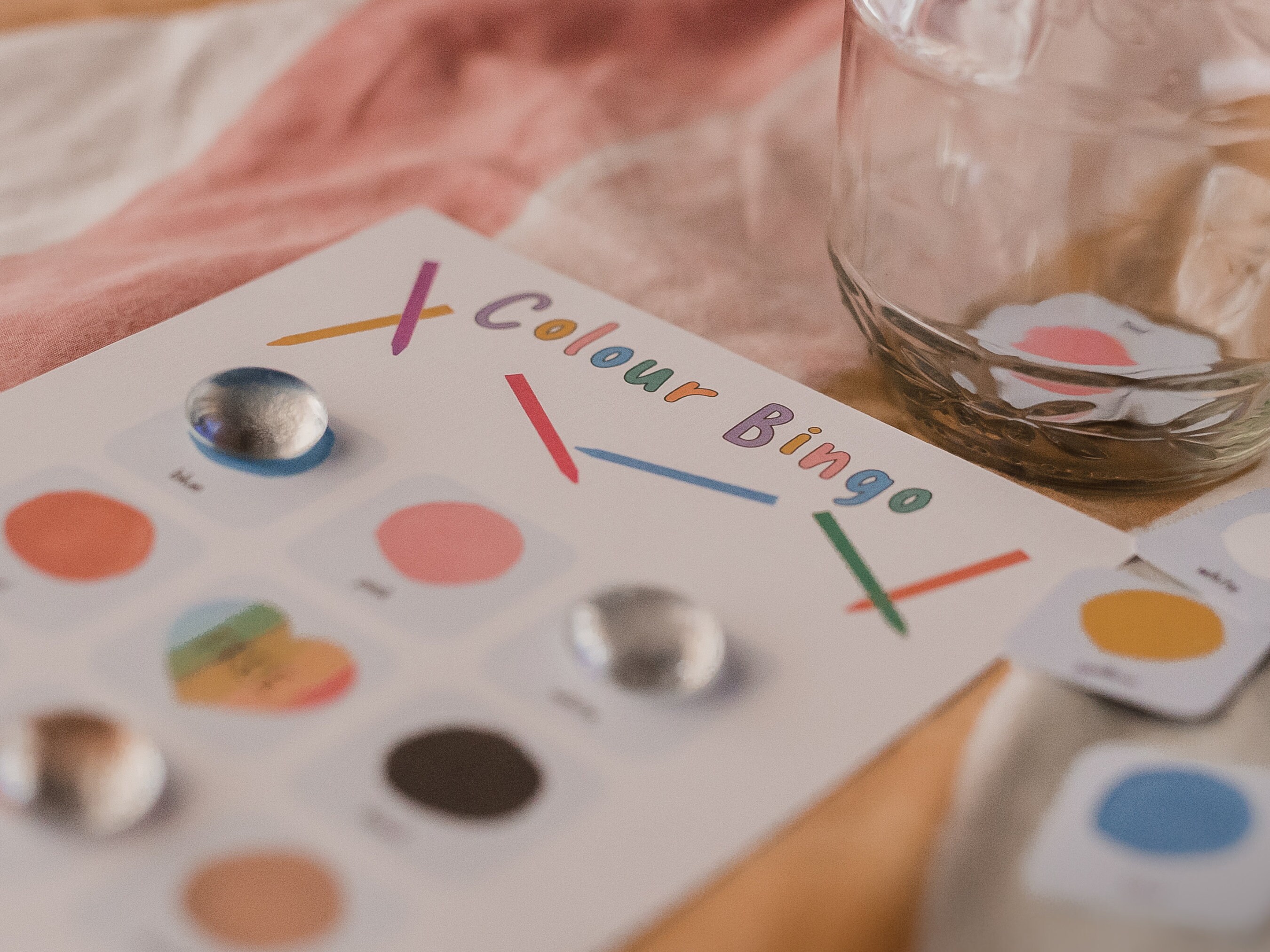 Color Bingo Game Learning About Colours With 10 Play Cards - Etsy