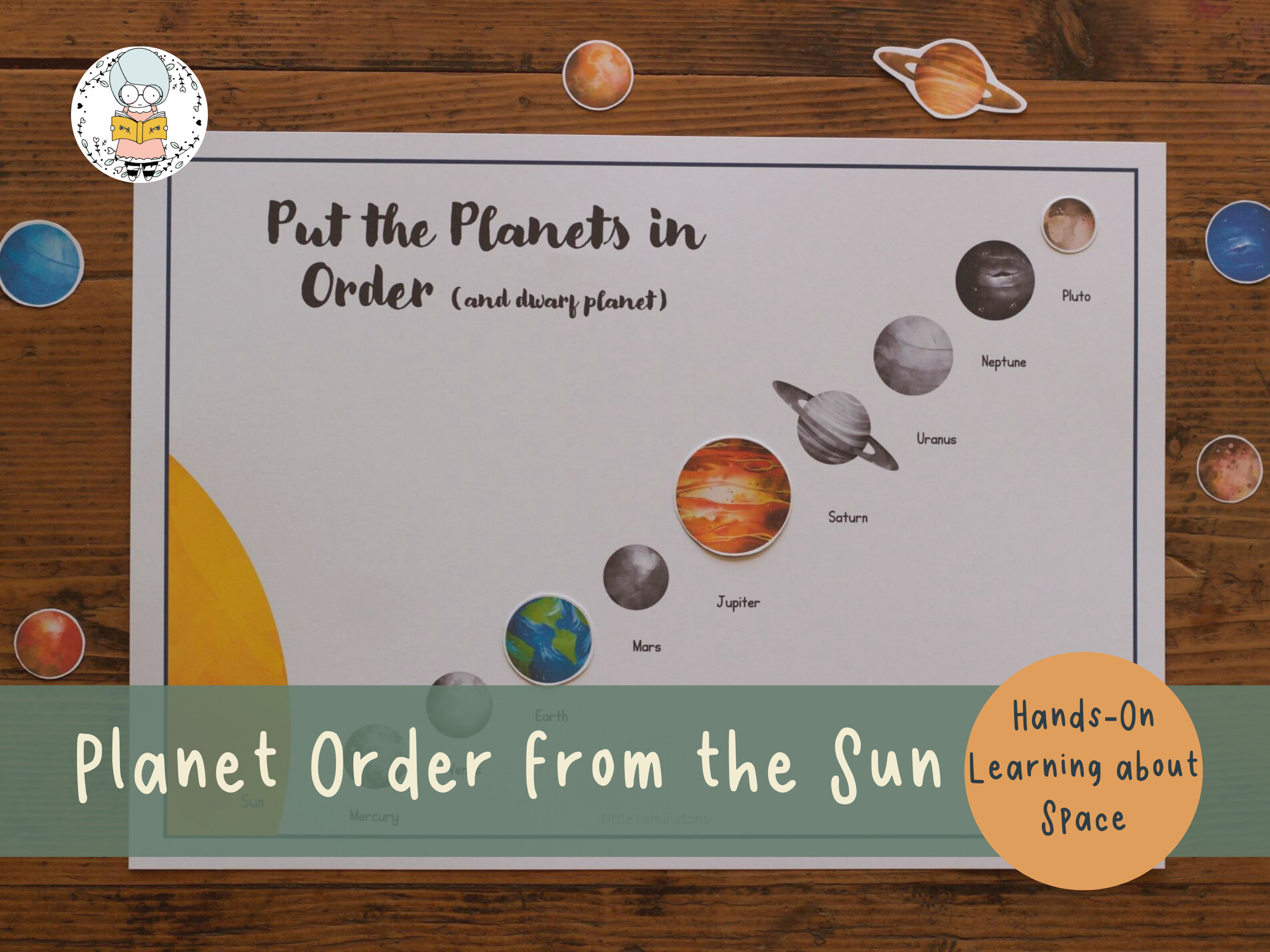 Planet Order From the Sun Sorting Activity | Space and Solar System ...