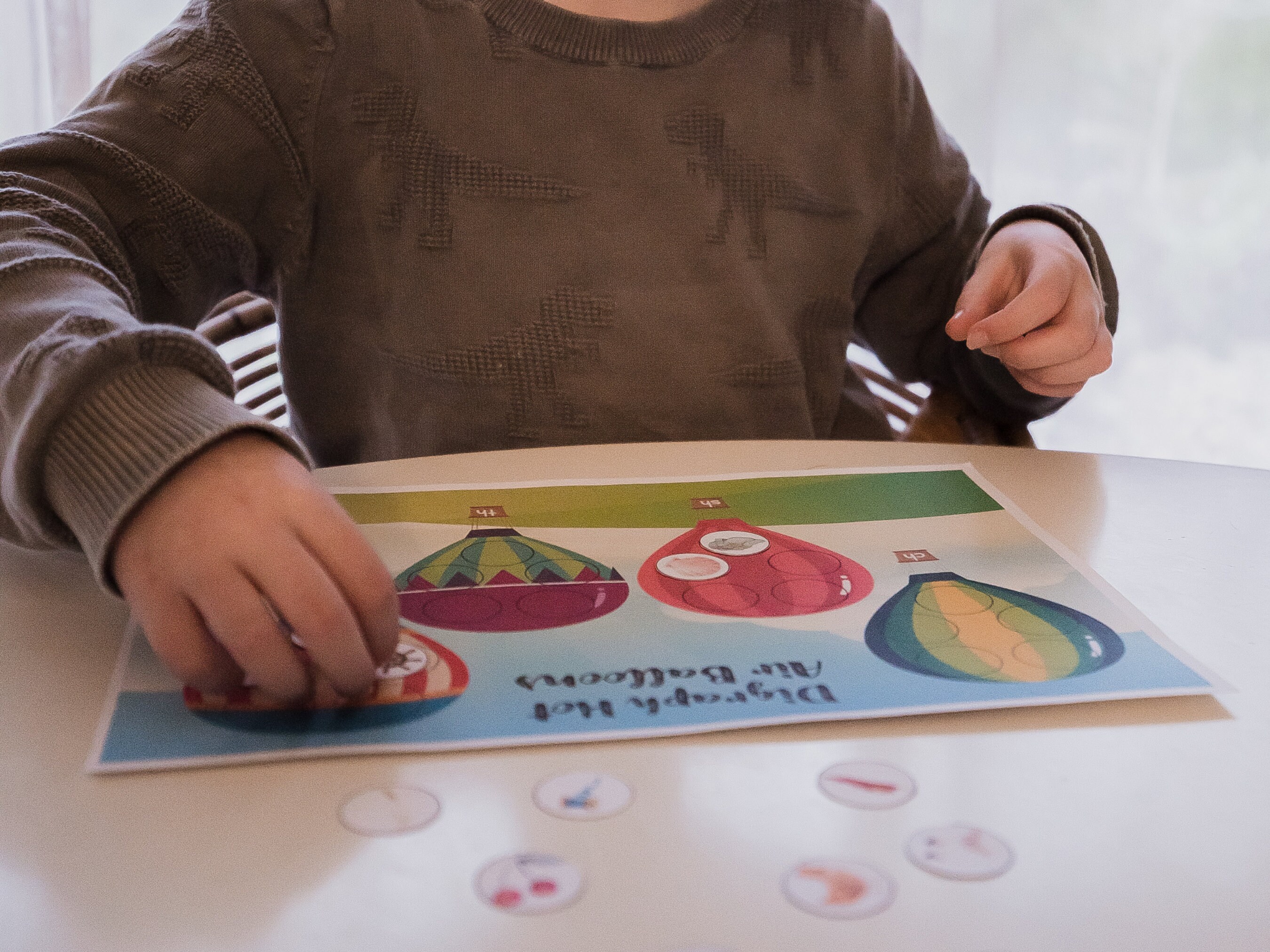 Digraph Sorting Activity | Hot Air Balloons | Phonics Game | Learning ...