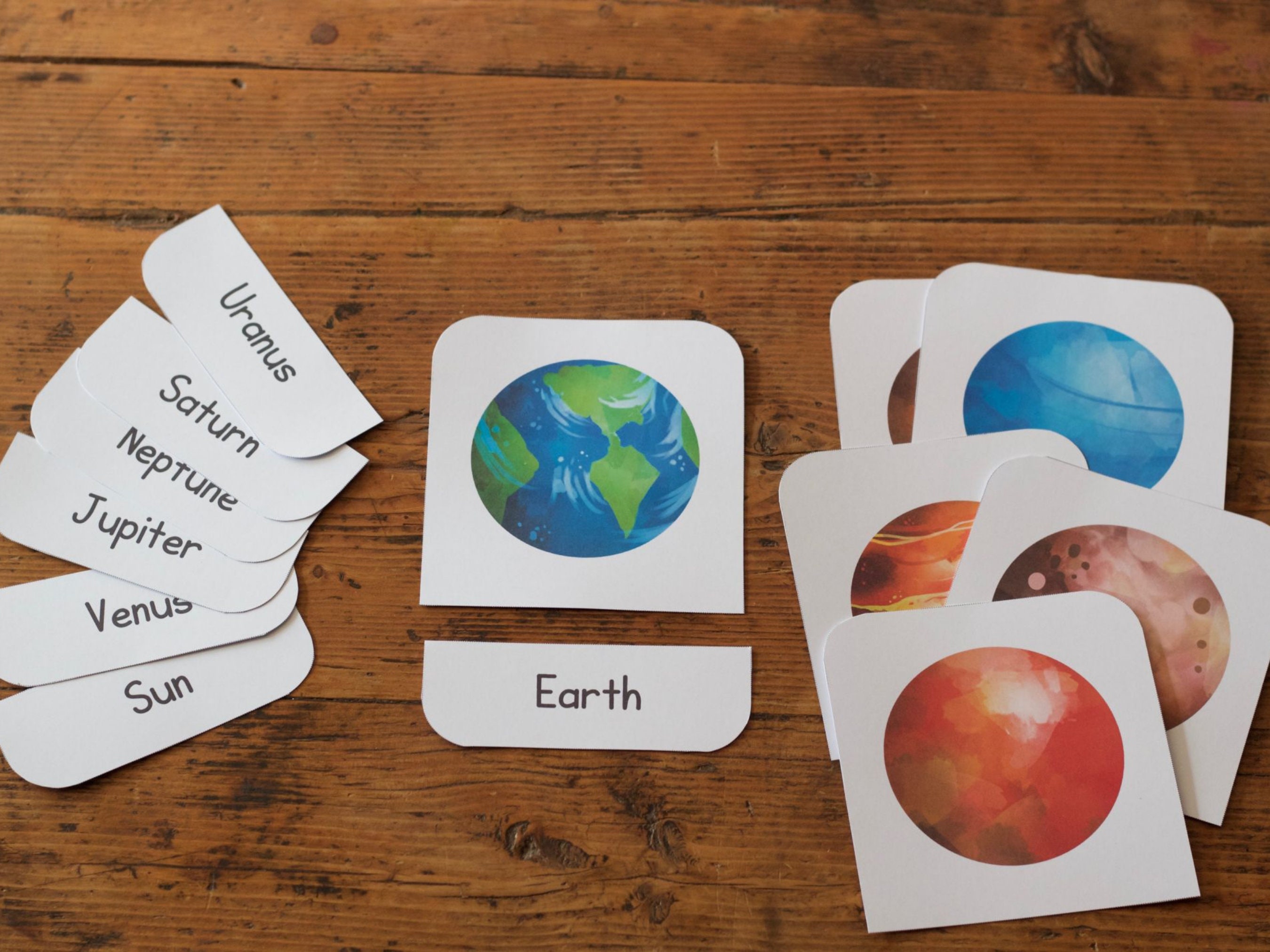 Space Worksheet, Activity Flash Card Bundle Moon Phases, Solar System ...