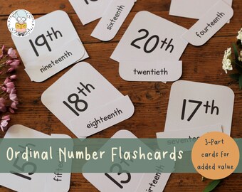 Spring Ordinal Numbers in Words Activity Digital Boom™ Cards - Etsy