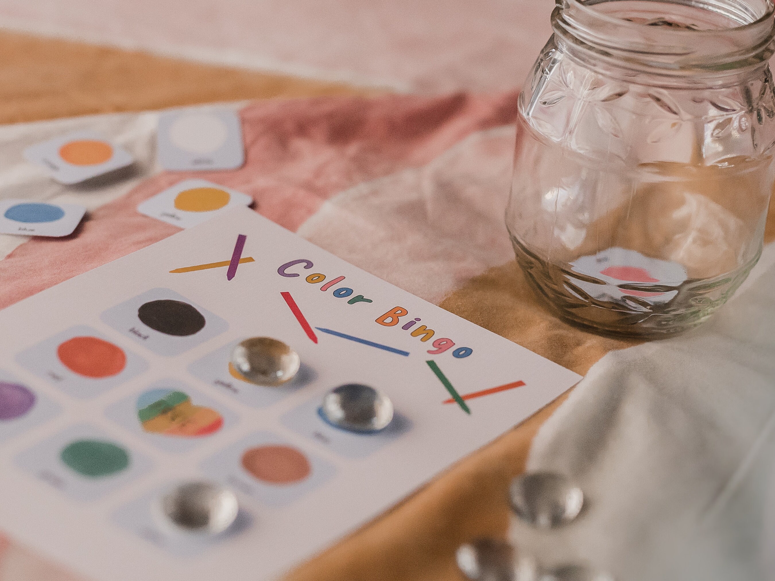 Color Bingo Game Learning About Colours With 10 Play Cards - Etsy