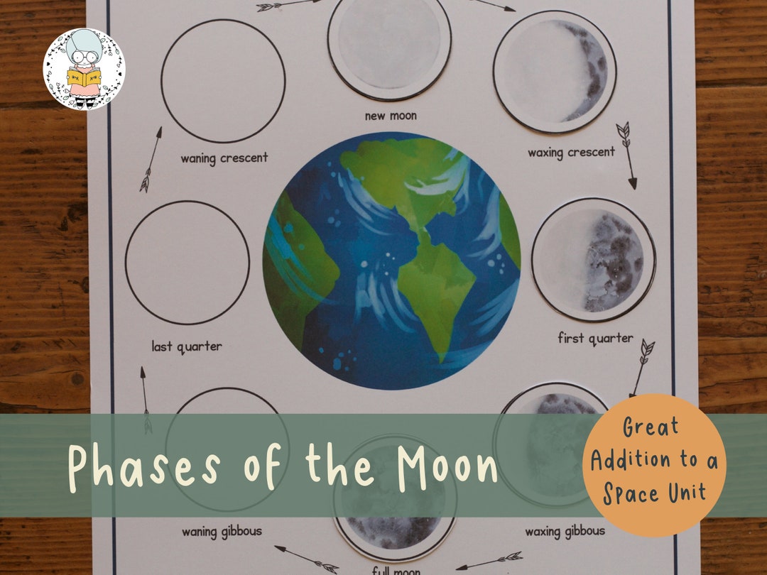 Phases of the Moon Sorting Activity | Space Unit Activity | Preschool ...