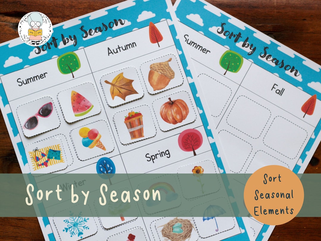 Sort by Season Activity Weather and Seasonal Elements Toddler ...