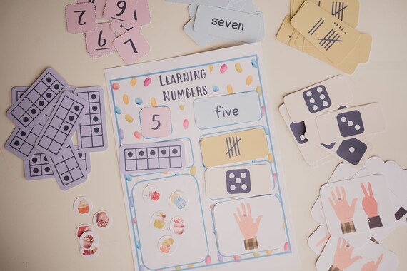 Learning Numbers Sorting Activity Kids Math Printable | Etsy
