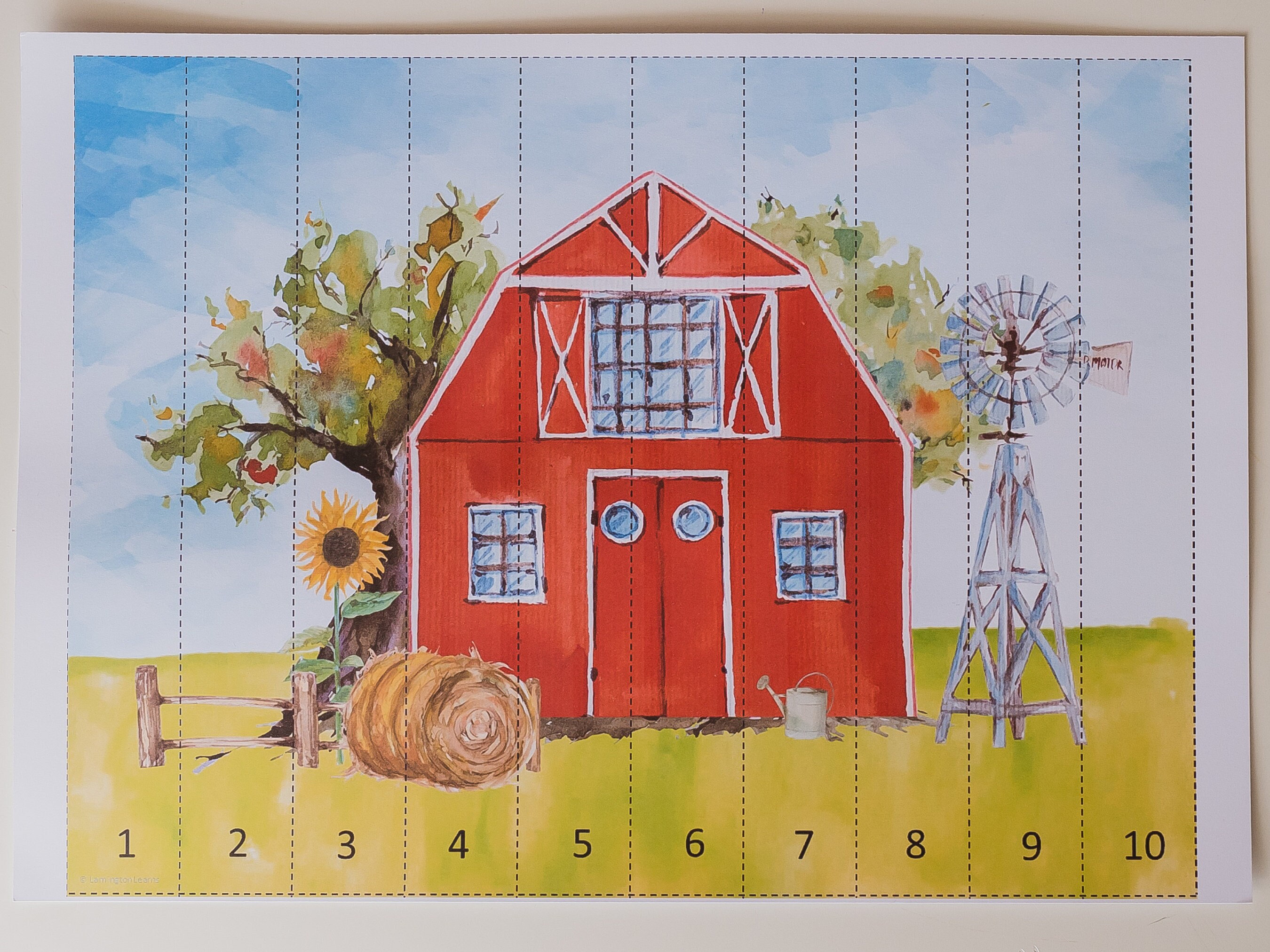 Learning to Count Strip Puzzles for Early Learners - Counting 1 to 10 ...