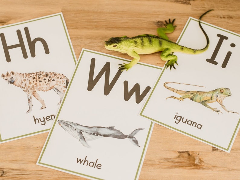 A-Z Animal Alphabet Classroom Decor, Classroom Alphabet Posters or ...
