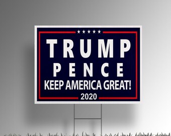 Trump Pence Sign | Etsy
