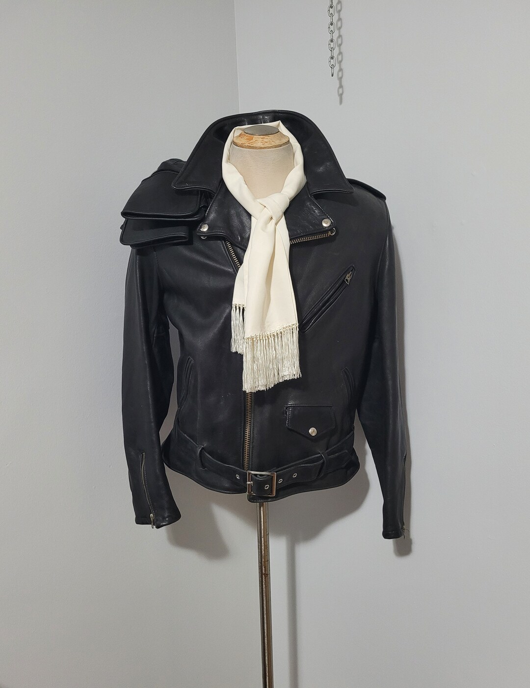 Vintage Schott Perfecto Café Racer Biker Jacket Men's - Etsy