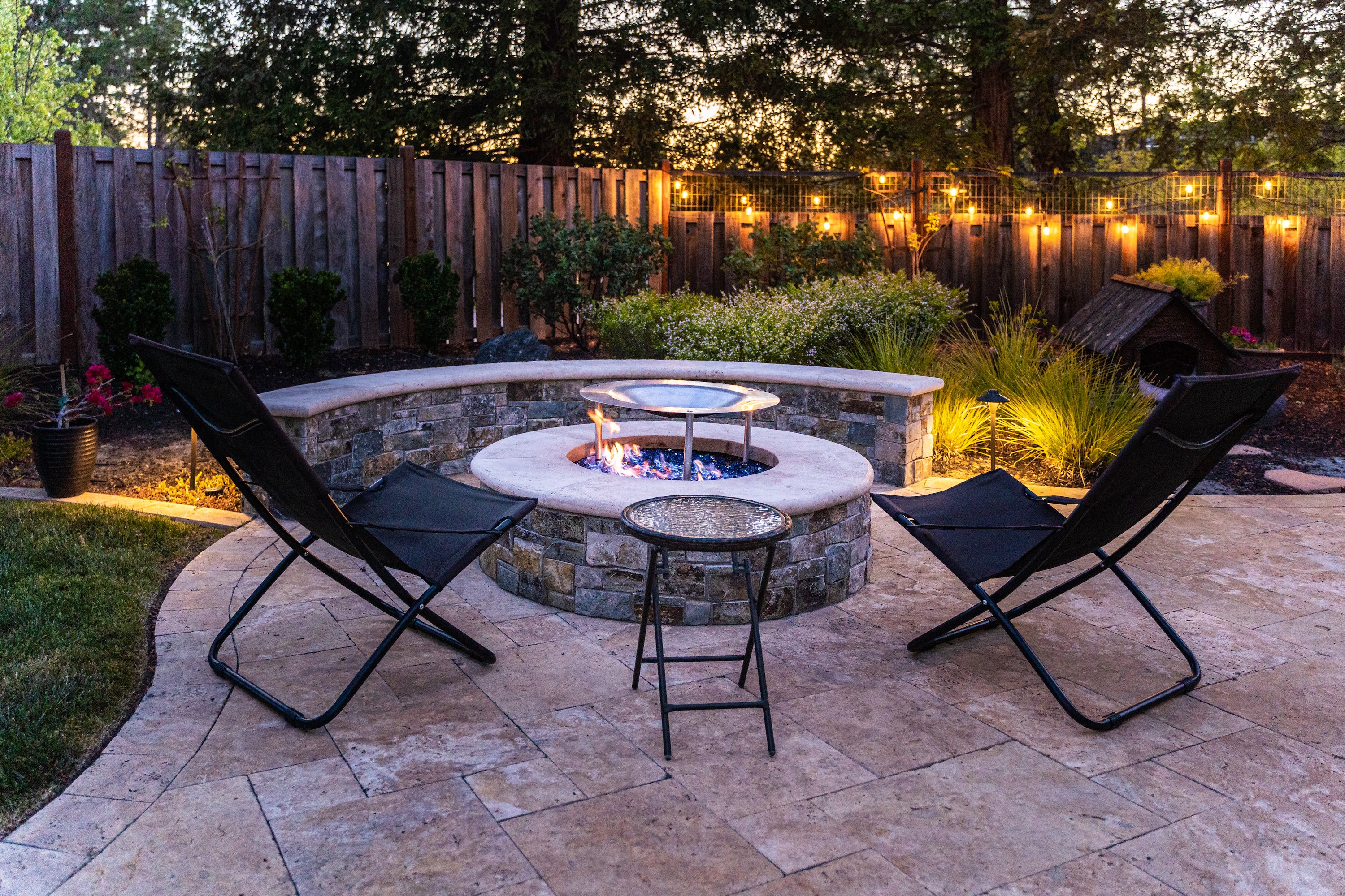 36" Stainless Steel Fire Pit Heat Deflector / Reflector and Cover for ...