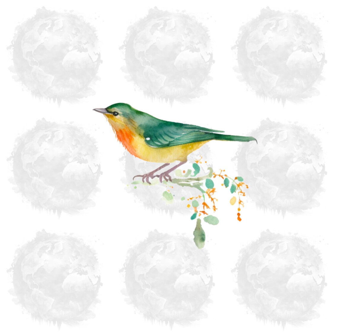 Bird Art, Watercolor Bird Clipart, Watercolor Birds, Bird Clipart ...