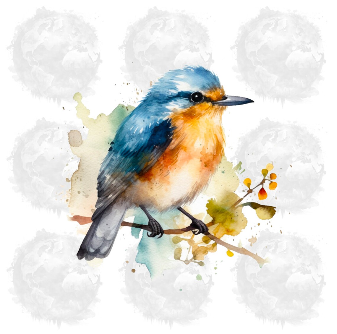 Bird Art, Watercolor Bird Clipart, Watercolor Birds, Bird Clipart ...