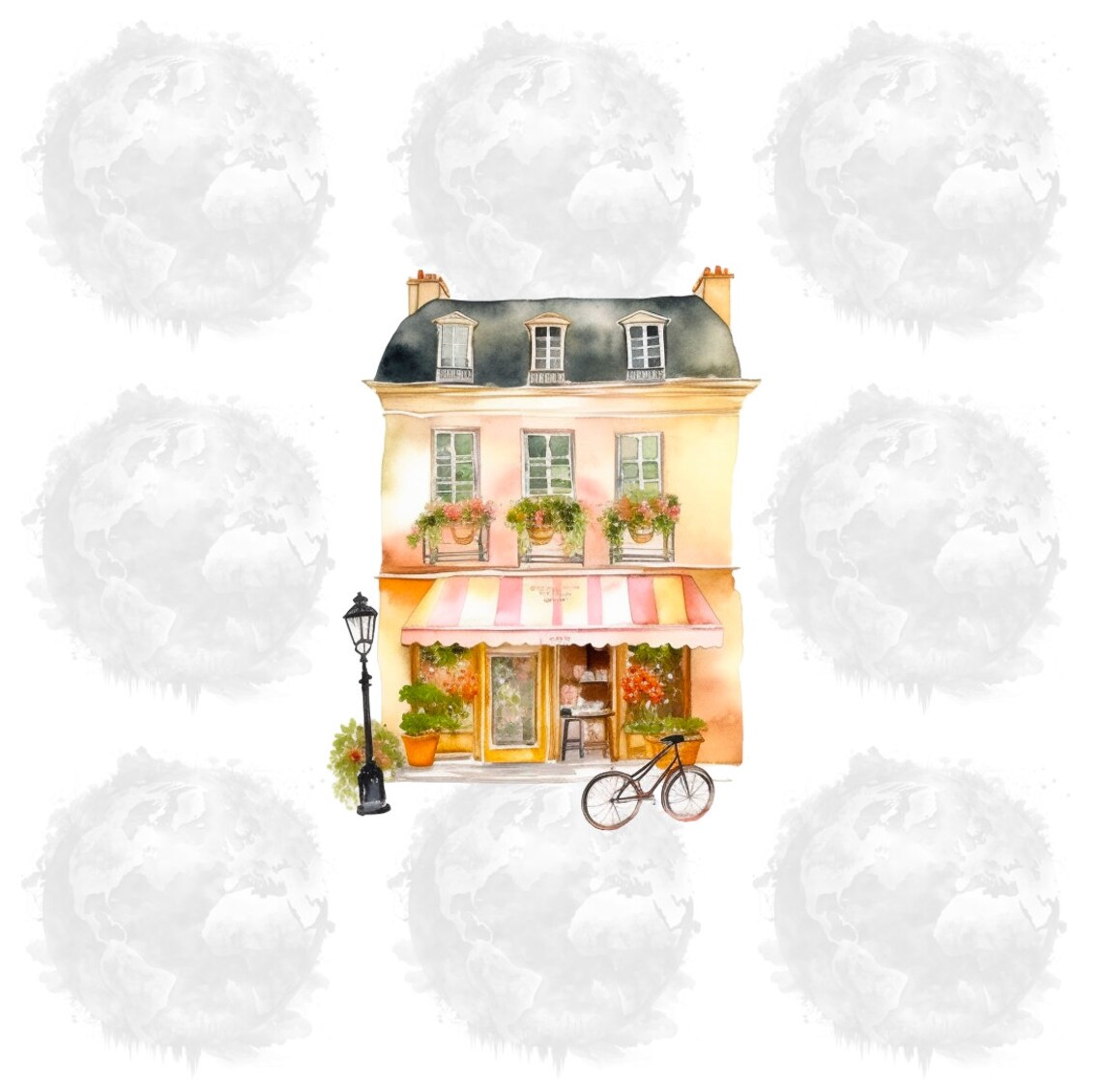 Paris Art Watercolor Paris Clipart Watercolor Paris Paris - Etsy