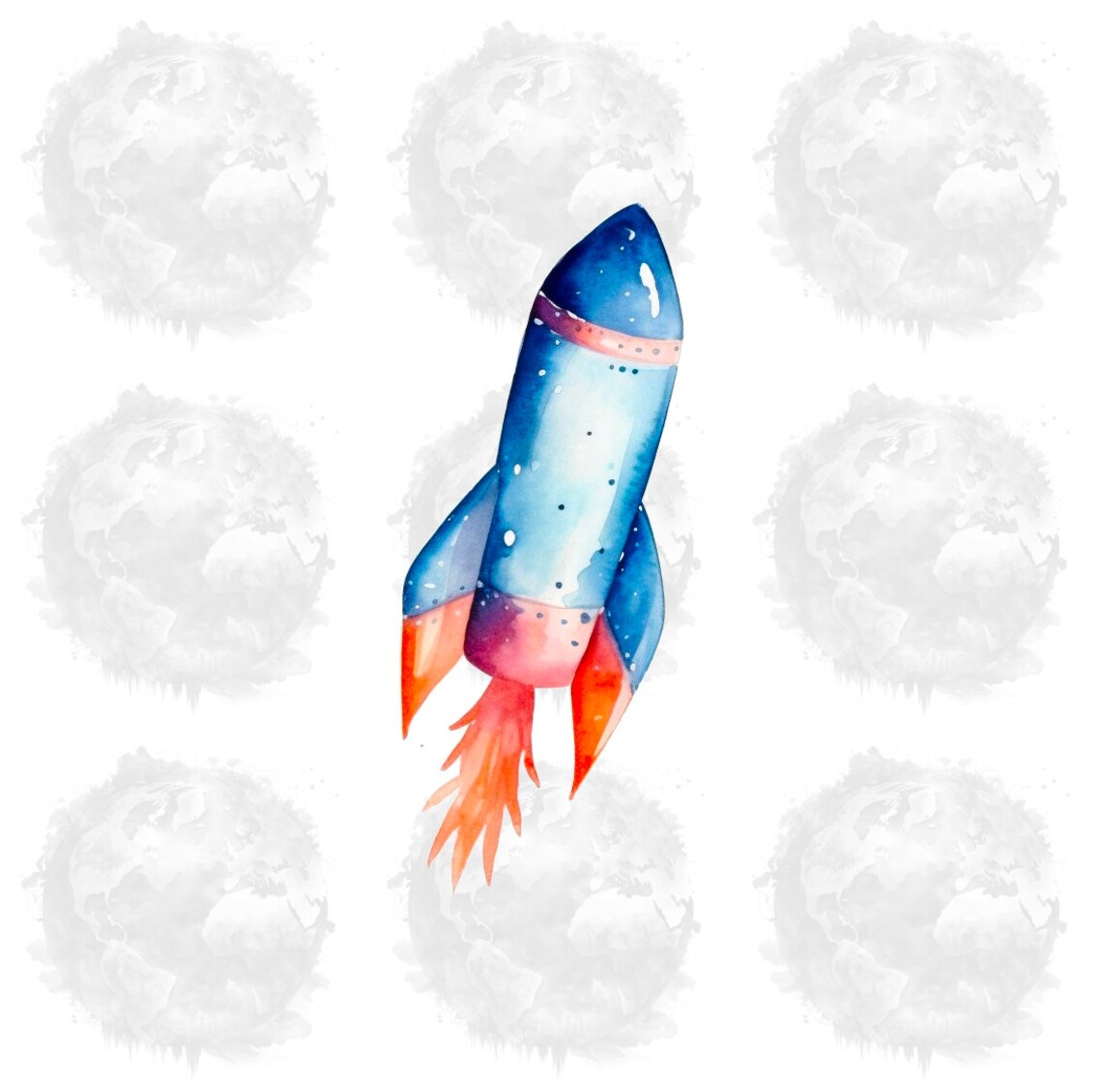 Space Art, Watercolor Space Clipart, Watercolor Space, Space Clipart ...