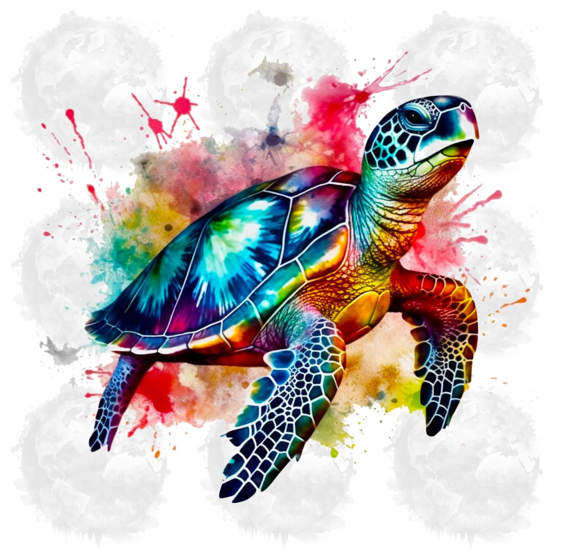 Turtle Art, Watercolor Turtle Clipart, Watercolor Turtles, Turtle ...