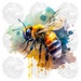 Bee Art, Watercolor Bee Clipart, Watercolor Bees, Bee Clipart, Animal ...