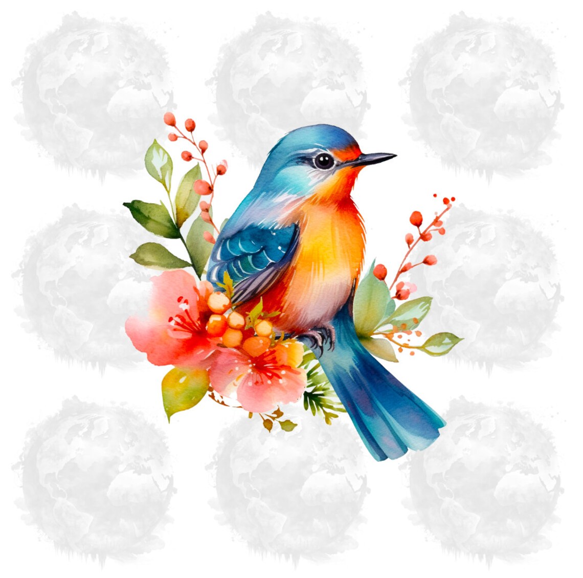 Bird Art, Watercolor Bird Clipart, Watercolor Birds, Bird Clipart ...