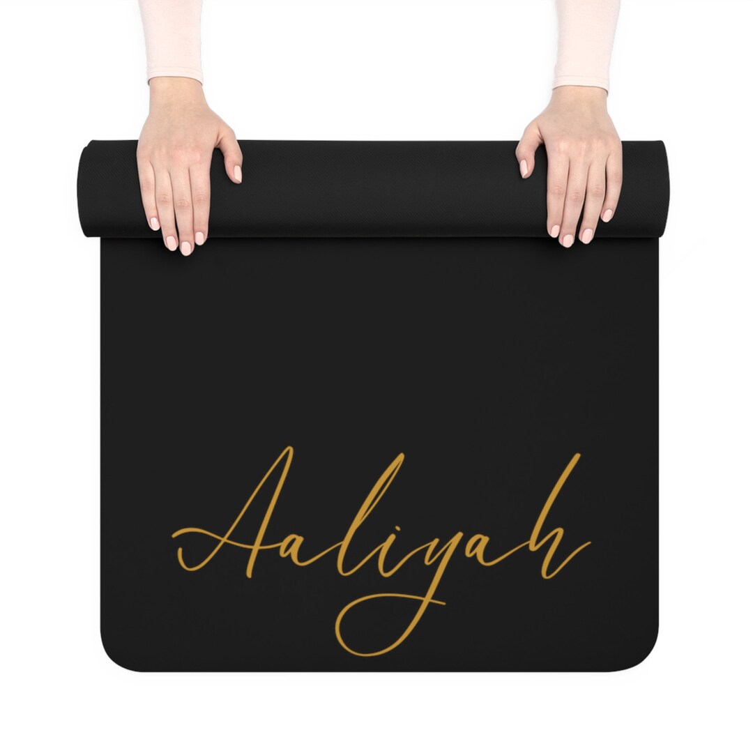 Personalized Prayer Mat, Custom Muslim Rubber Exercise Yoga Rug ...