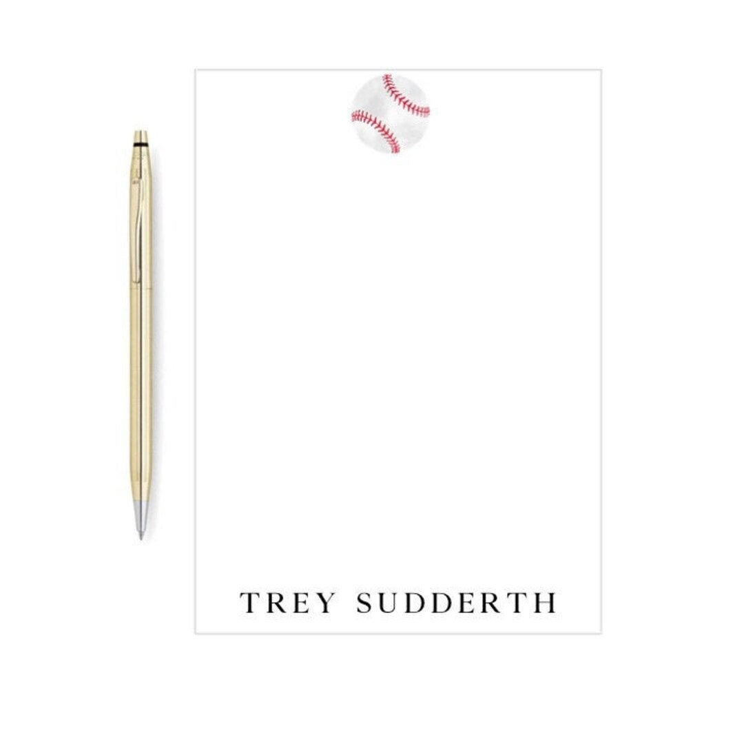 Baseball Notepad, Fathers Day Gift, Grandfather Gift, Baseball Gift ...