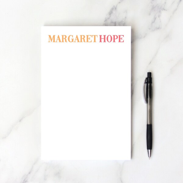 Personalized Notepads - Etsy
