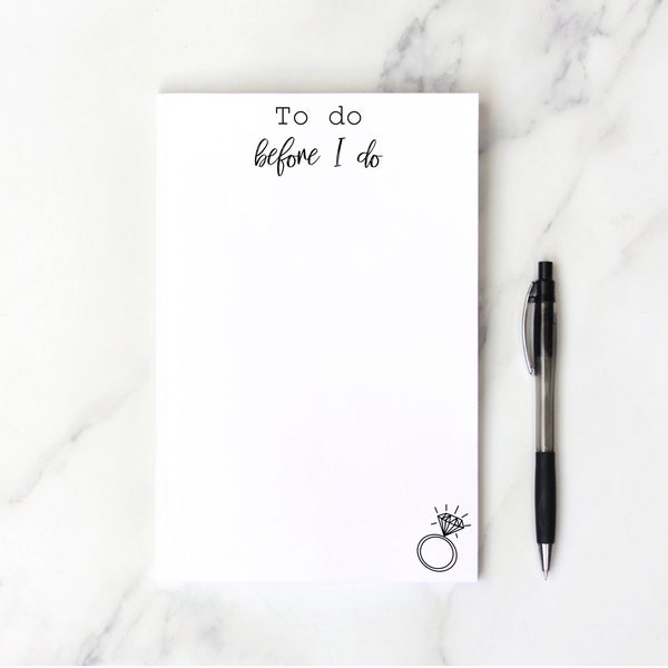 Wedding Notepad - Etsy