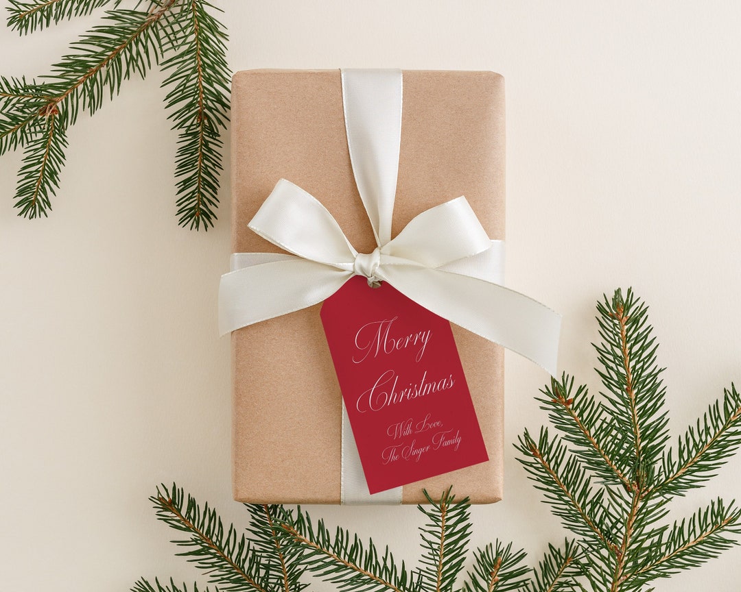 Christmas Gift Tag, Holiday Gift Tag, Christmas Tag, Personalized Gift ...