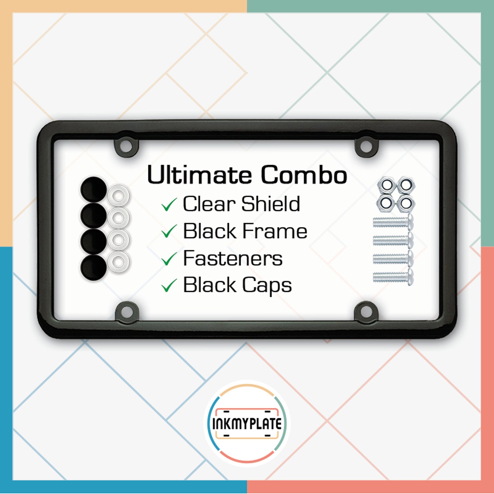 Custom Colombian License Plate for Cars, Trucks, Motorcycles, Bicycles ...